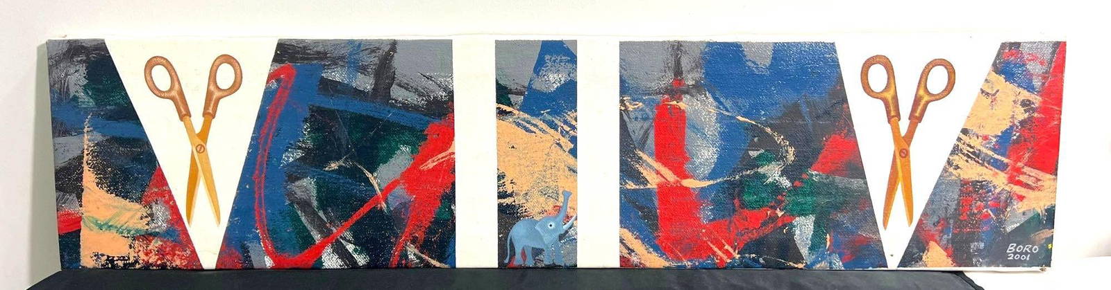 Framed Oil On Canvas, Signed Raoul Rodriguez Boro And Dated 2001 Lower ...