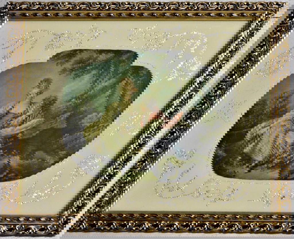 Framed Print, Four Seasons After Francois Boucher Auction