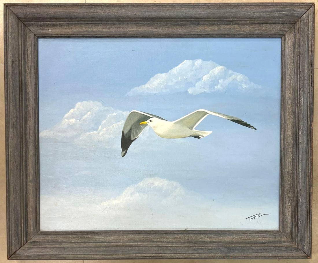 Framed Oil On Canvas Panel Signed Tykie Ganz Auction