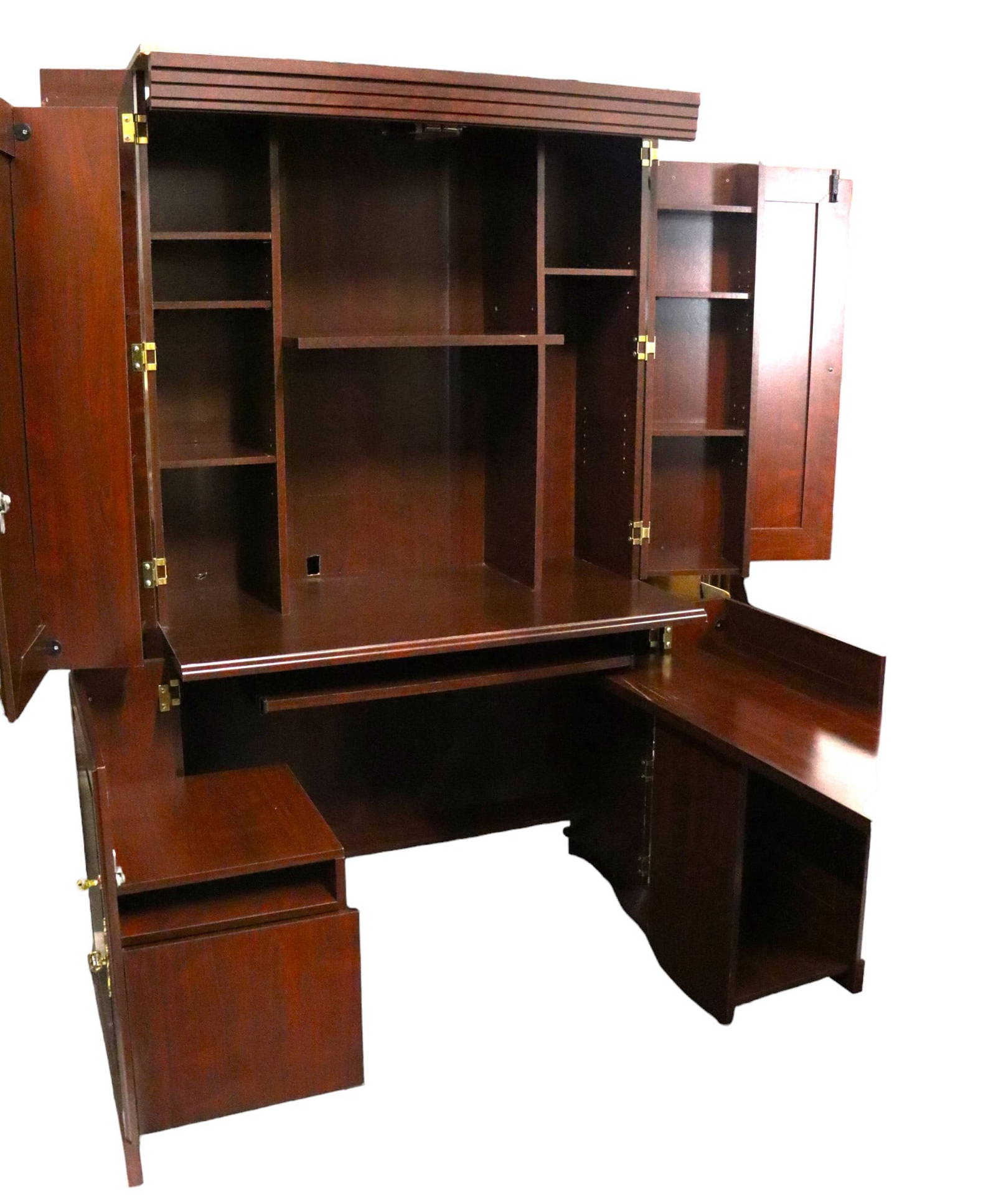 Vintage Computer Armoire Or Desk Armoire Auction