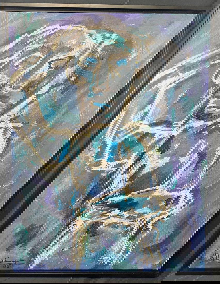 Framed Oil On Canvas Signed Ibere Camargo (brazilian, 1914-1994 ...