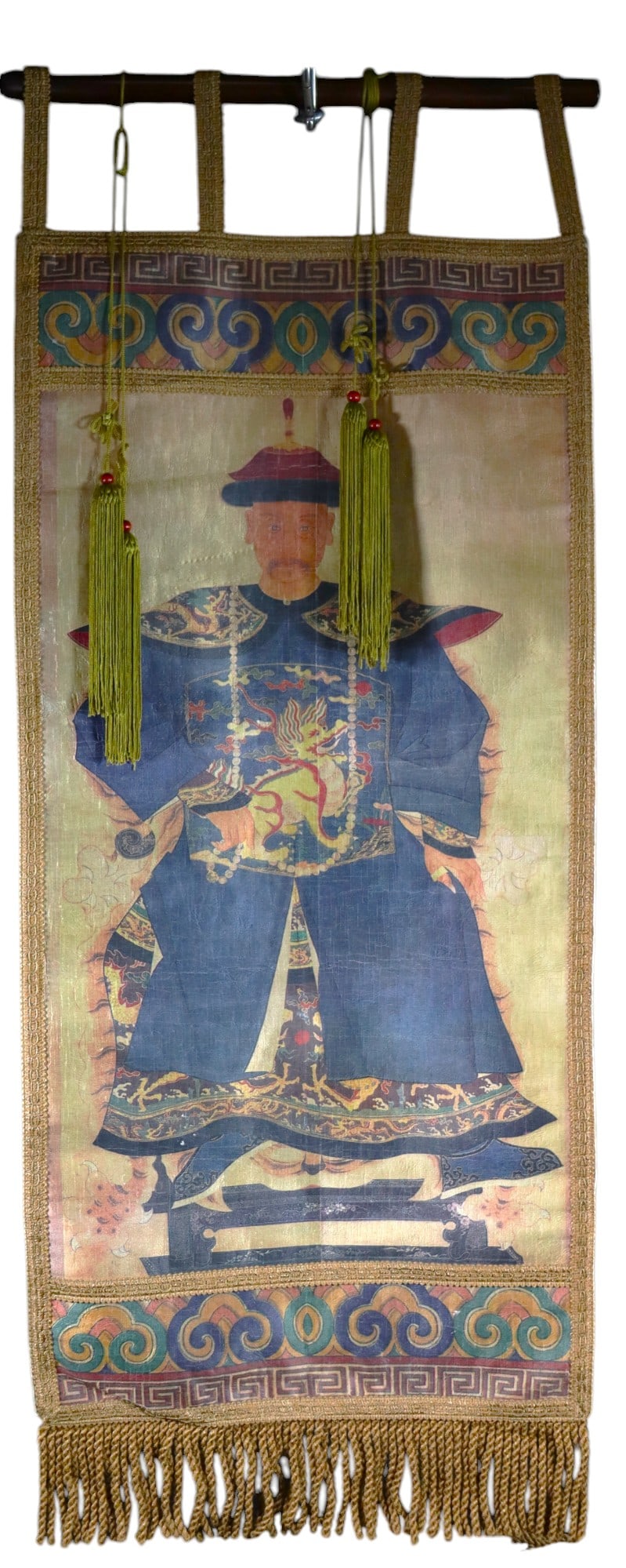 Qing Dynasty Ancestor Portrait Imperial Zeng Jing Period Auction