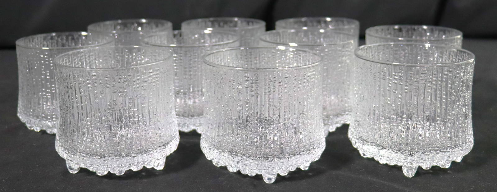 Ten Tapio Wirkkala Ultima Thule Glassware Auction