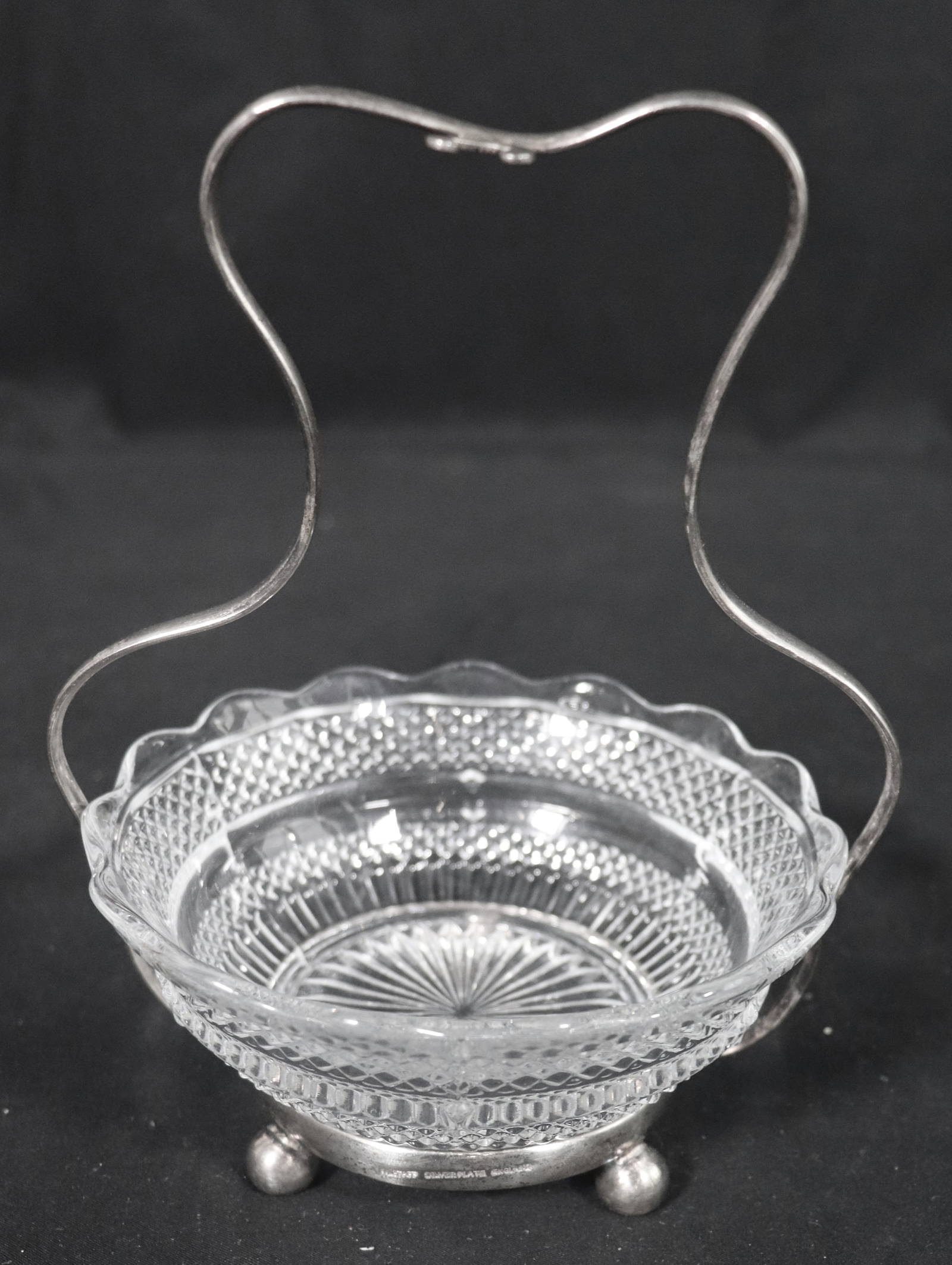 Vintage Silverplated Stand With Sugar Or Jam Bowl Auction
