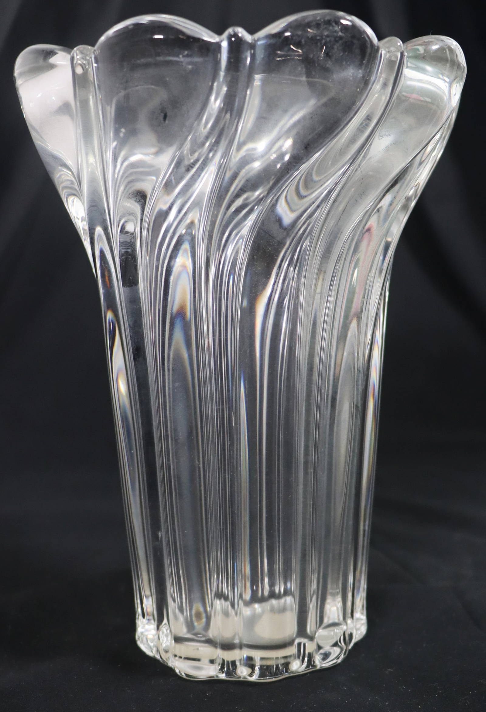Mikasa Flower Vase Peppermint Clear Auction