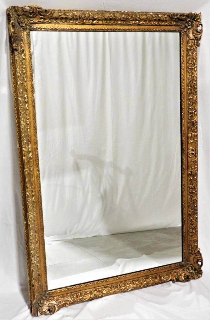 Large Framed Mirror Auction