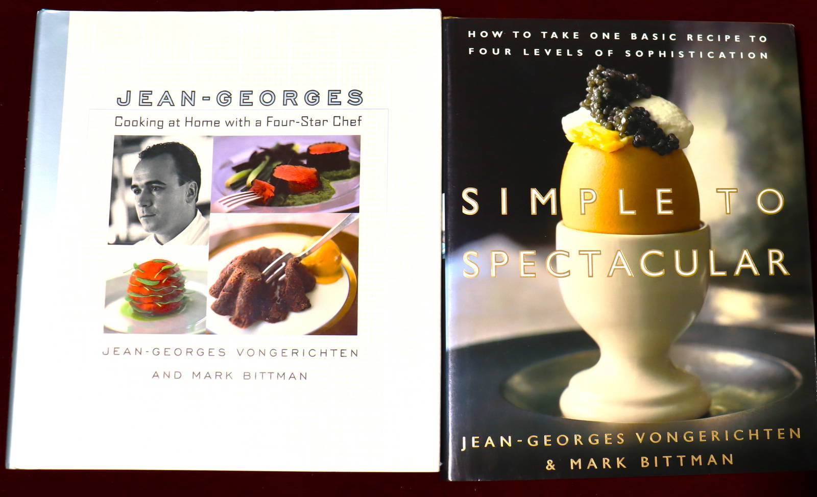 Two Cookbooks With Recipes By Jean-georges Vongerichten Auction