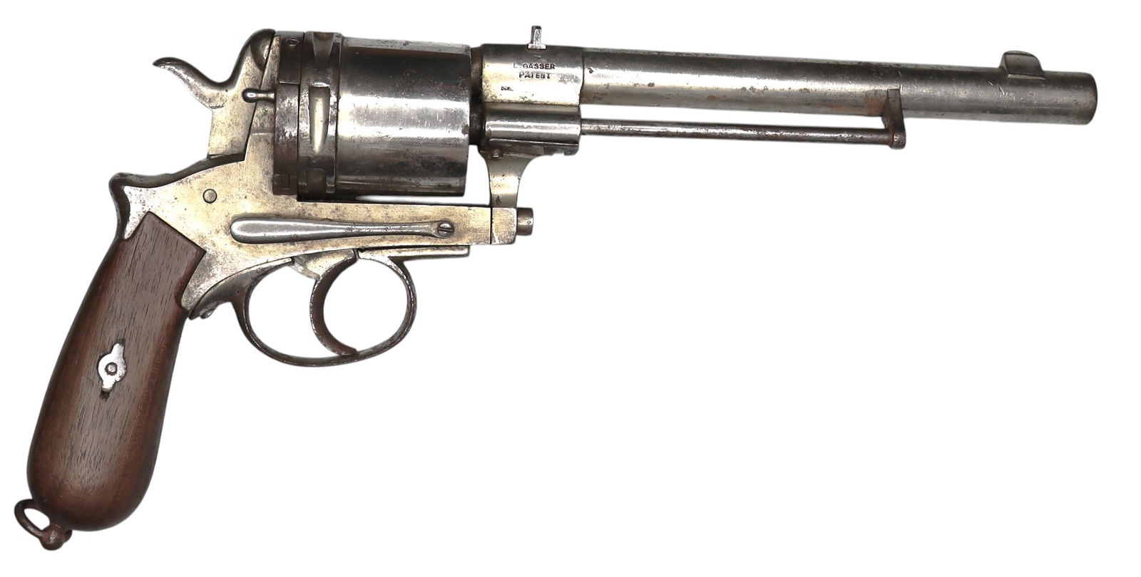 Antique Military Austrian Gasser Revolver Auction