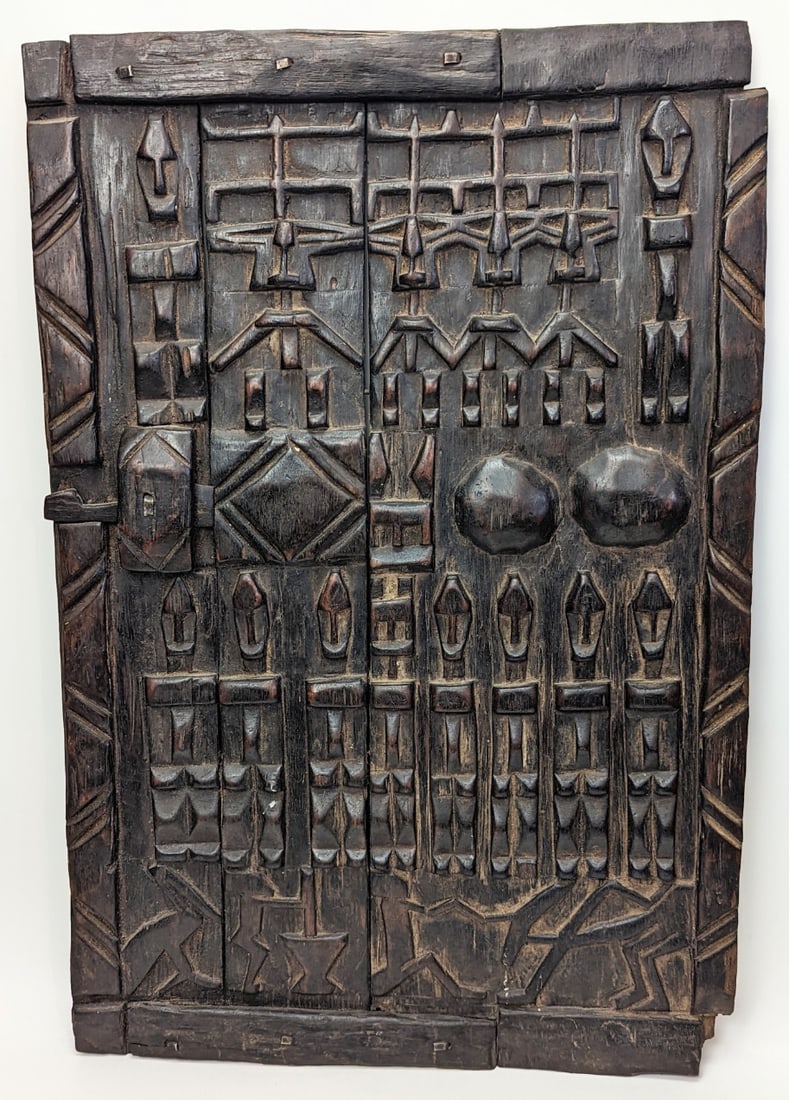 A West African Dogon Tribal Window, Mali, 60cm X 39cm