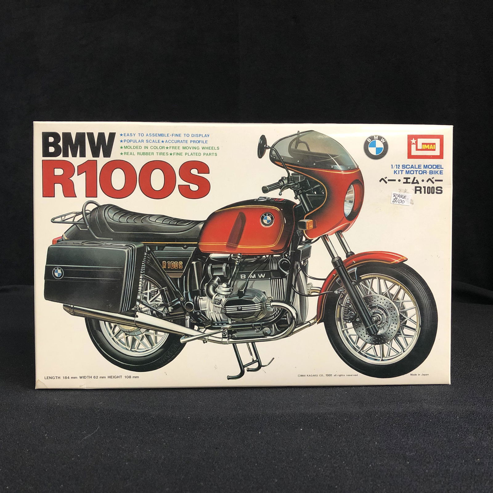 Mint Condition Imai 1:12 Scale Bmw R100s Model