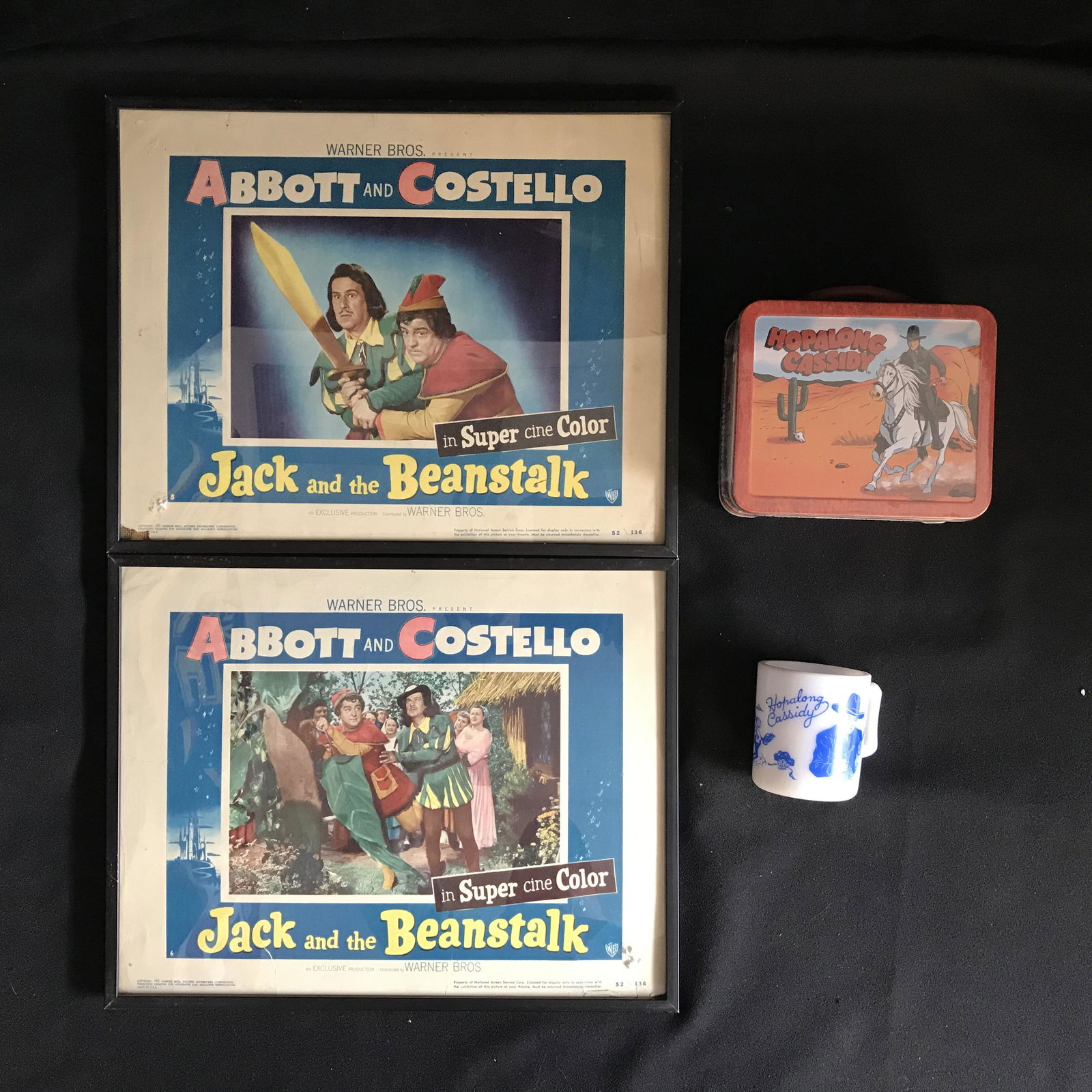 Abbott & Costello/ Hopalong Cassidy Collectibles Lot
