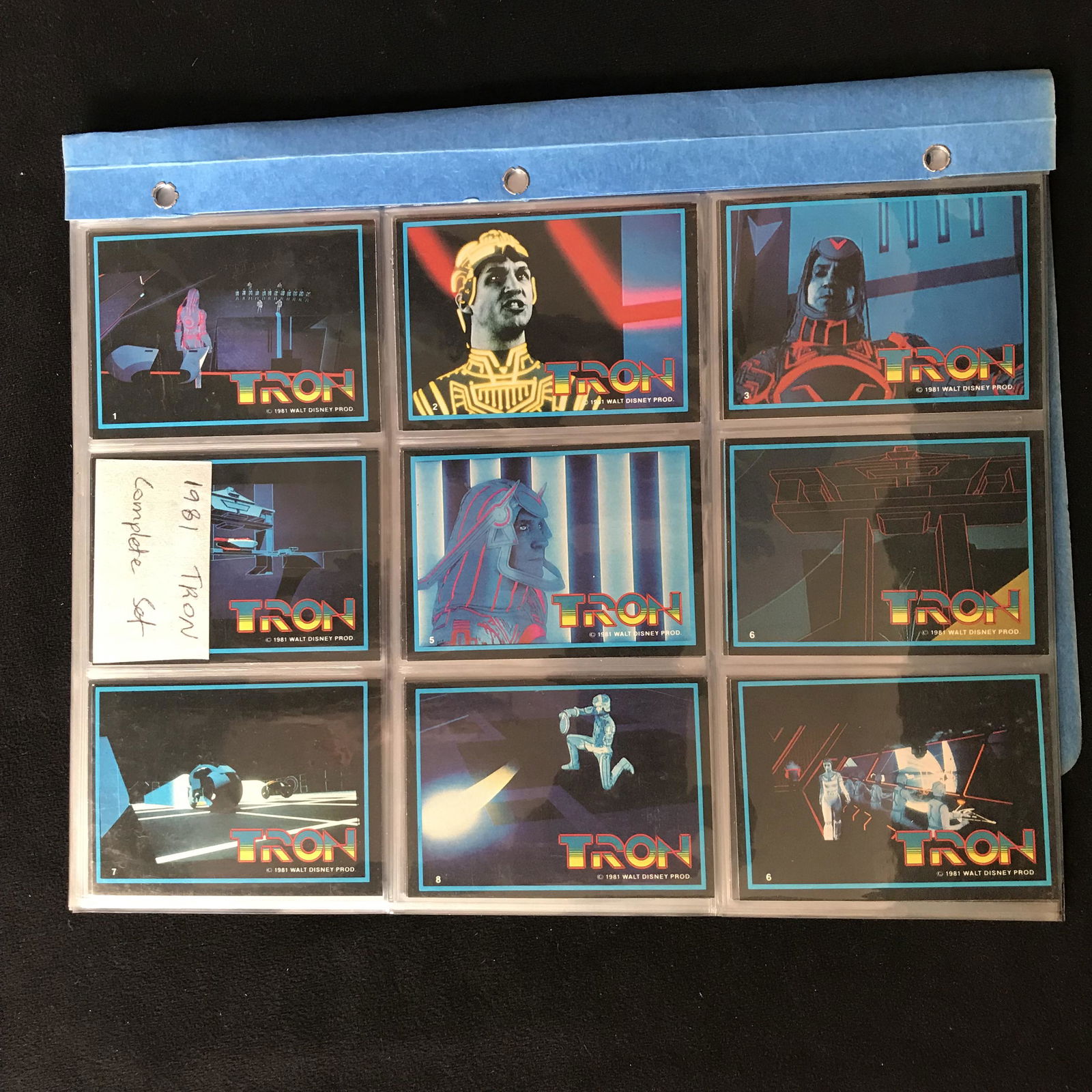 1981 Tron Complete Set Non Sports Trading Cards