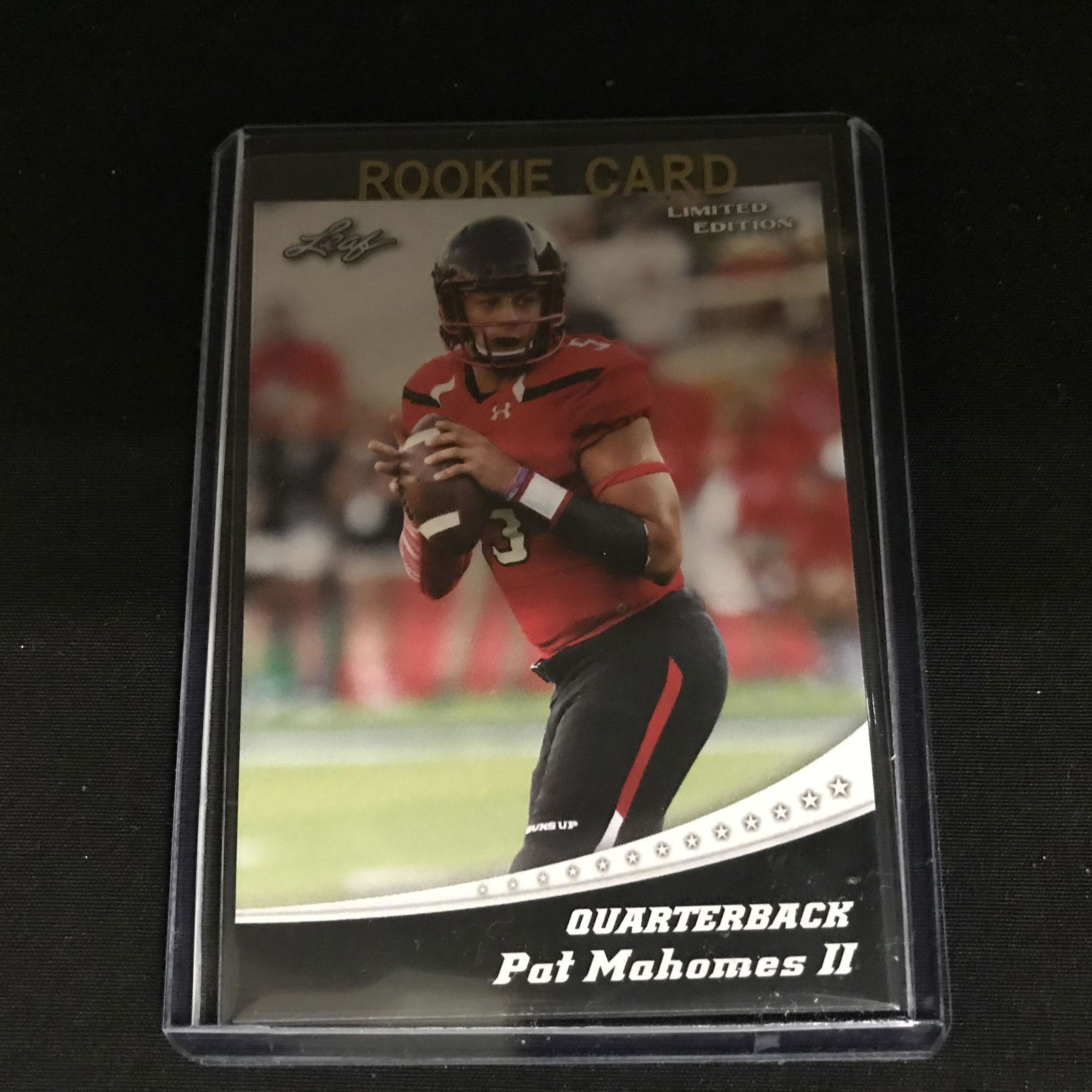 2017 Leaf Patrick Mahomes Rookie Card