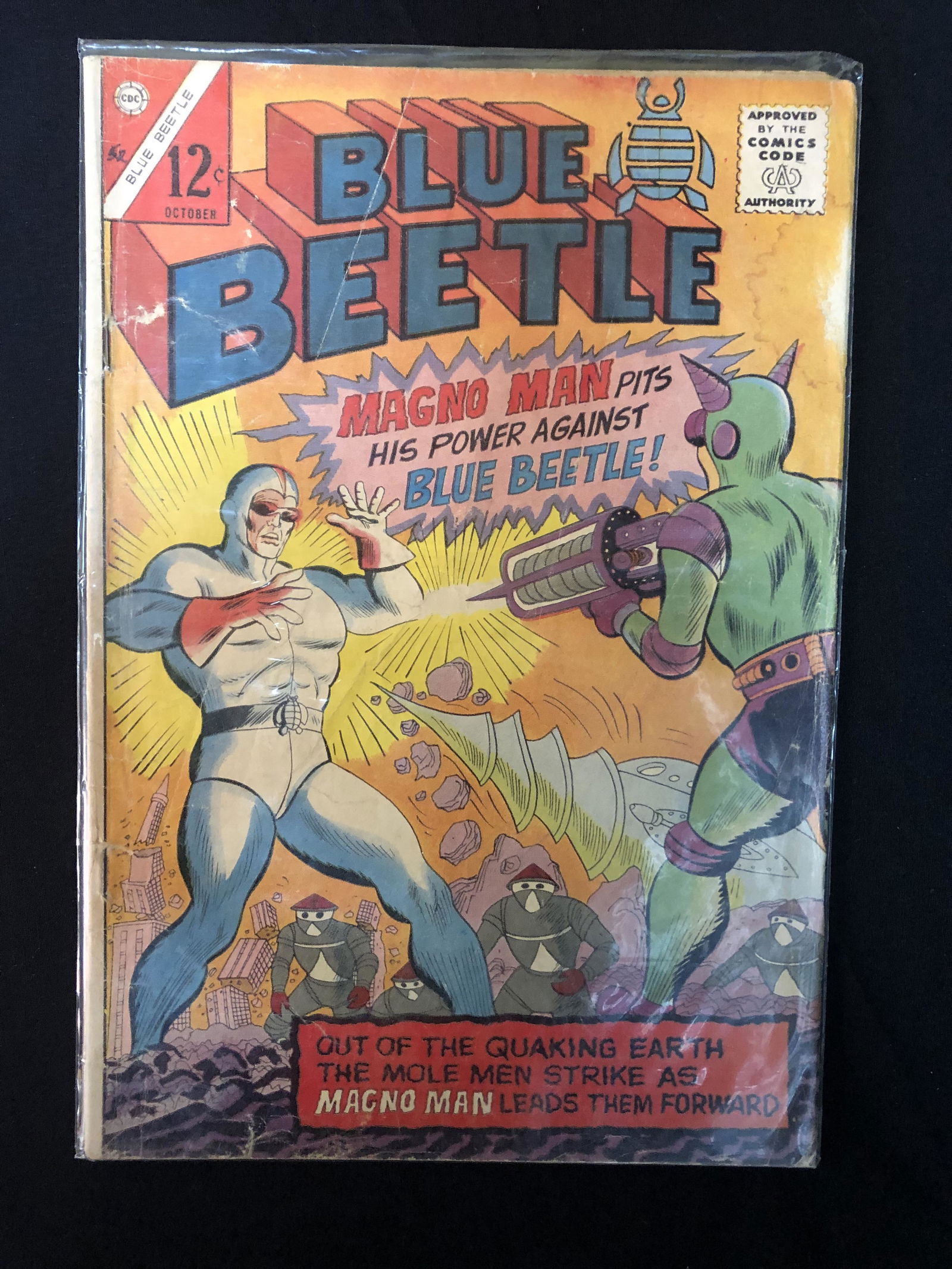 Vintage Blue Beetle Comic Book
