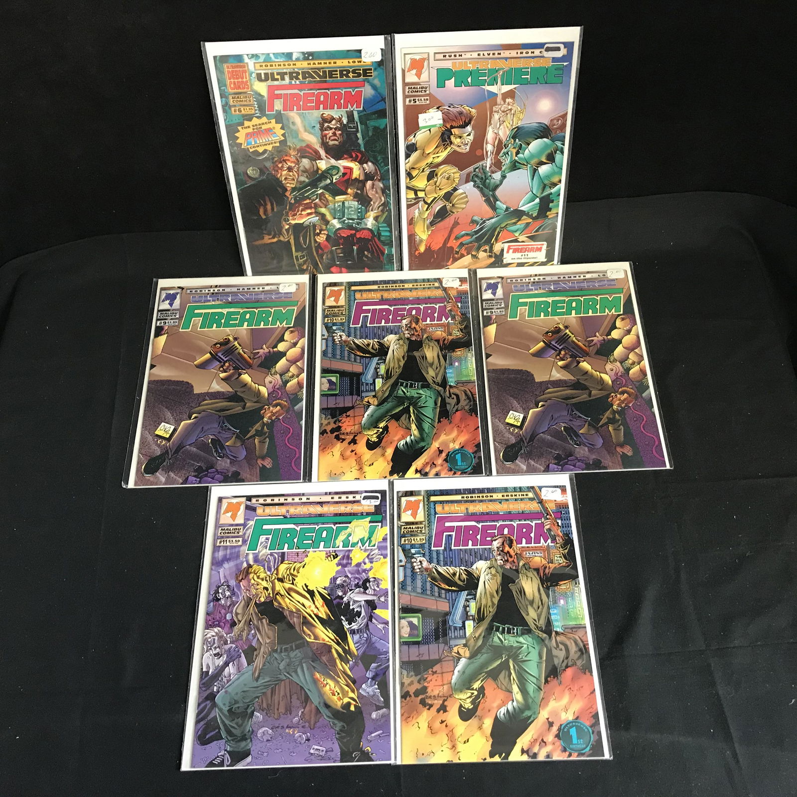 Ultraverse Firearm Comic Book Lot (malibu Comics)