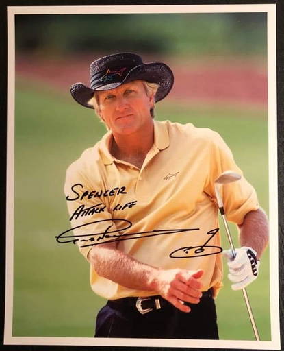 GREG NORMAN SIGNED PHOTO - Dec 07, 2020 | Canuck Auctions in Canada