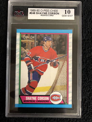 1989 90 O Pee Chee #248 Shayne Corson Rookie Card (10