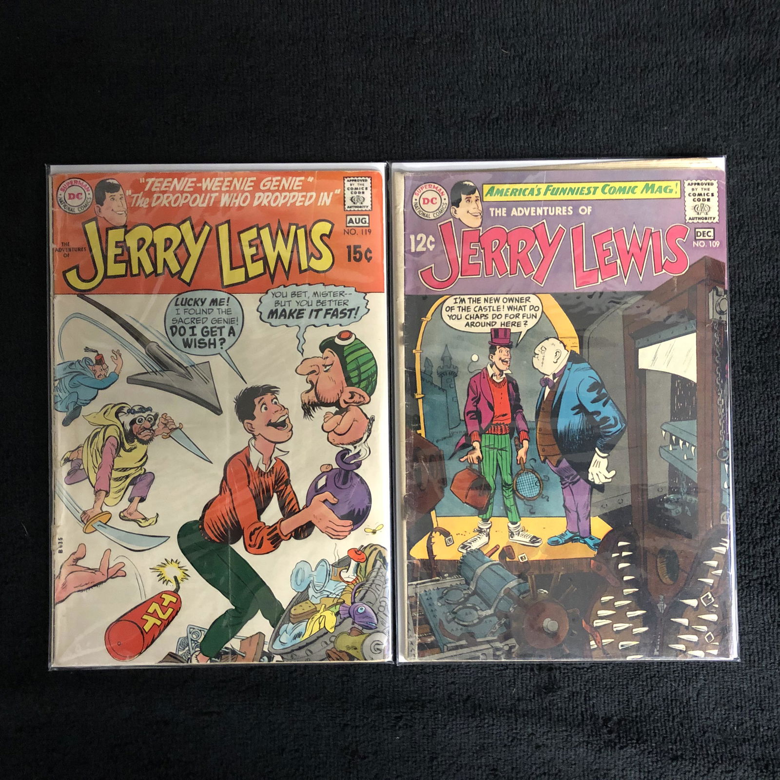 Vintage Jerry Lewis Comic Book Lot (dc Comics)