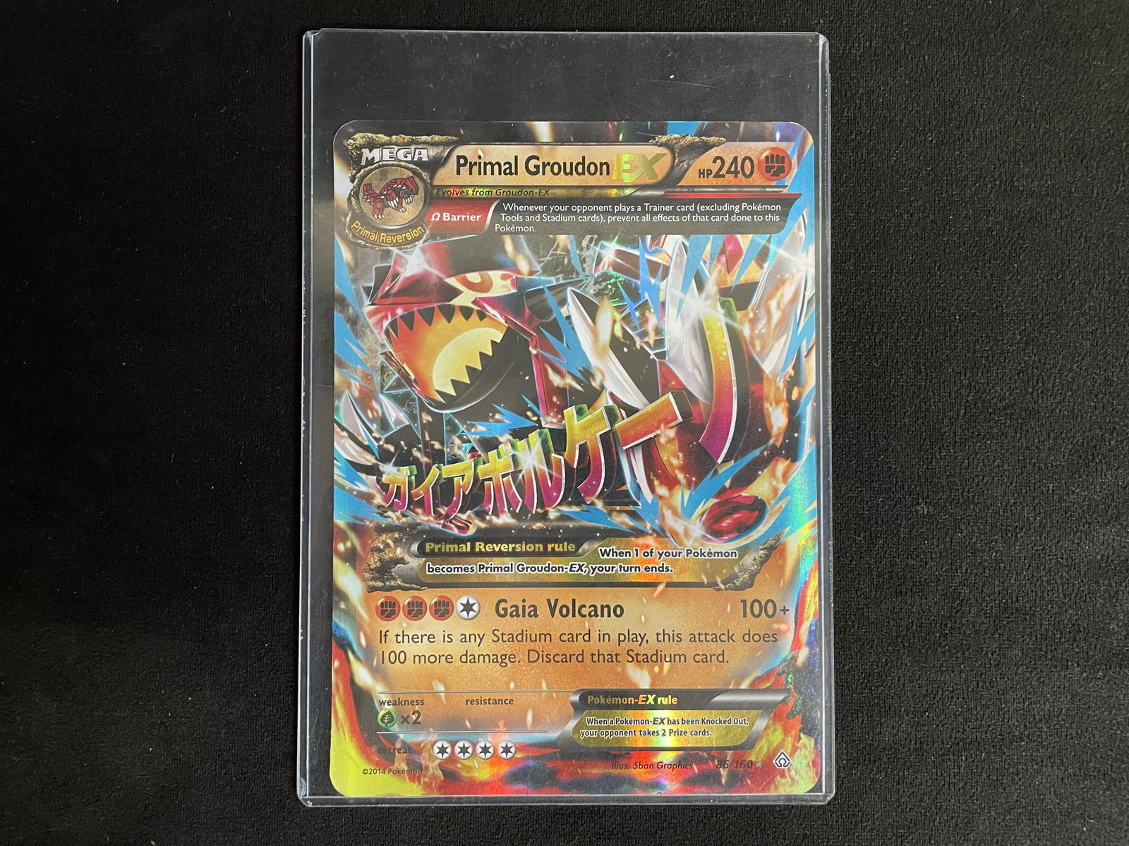 Mega Groudon Card