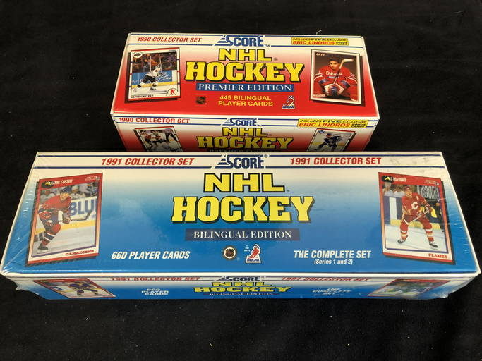 1990 & 1991 Score Hockey Collector Card Sets