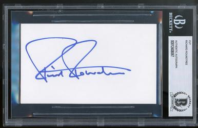 Richard Roundtree Shaft Authentic Signed 3x5 Cut Signat