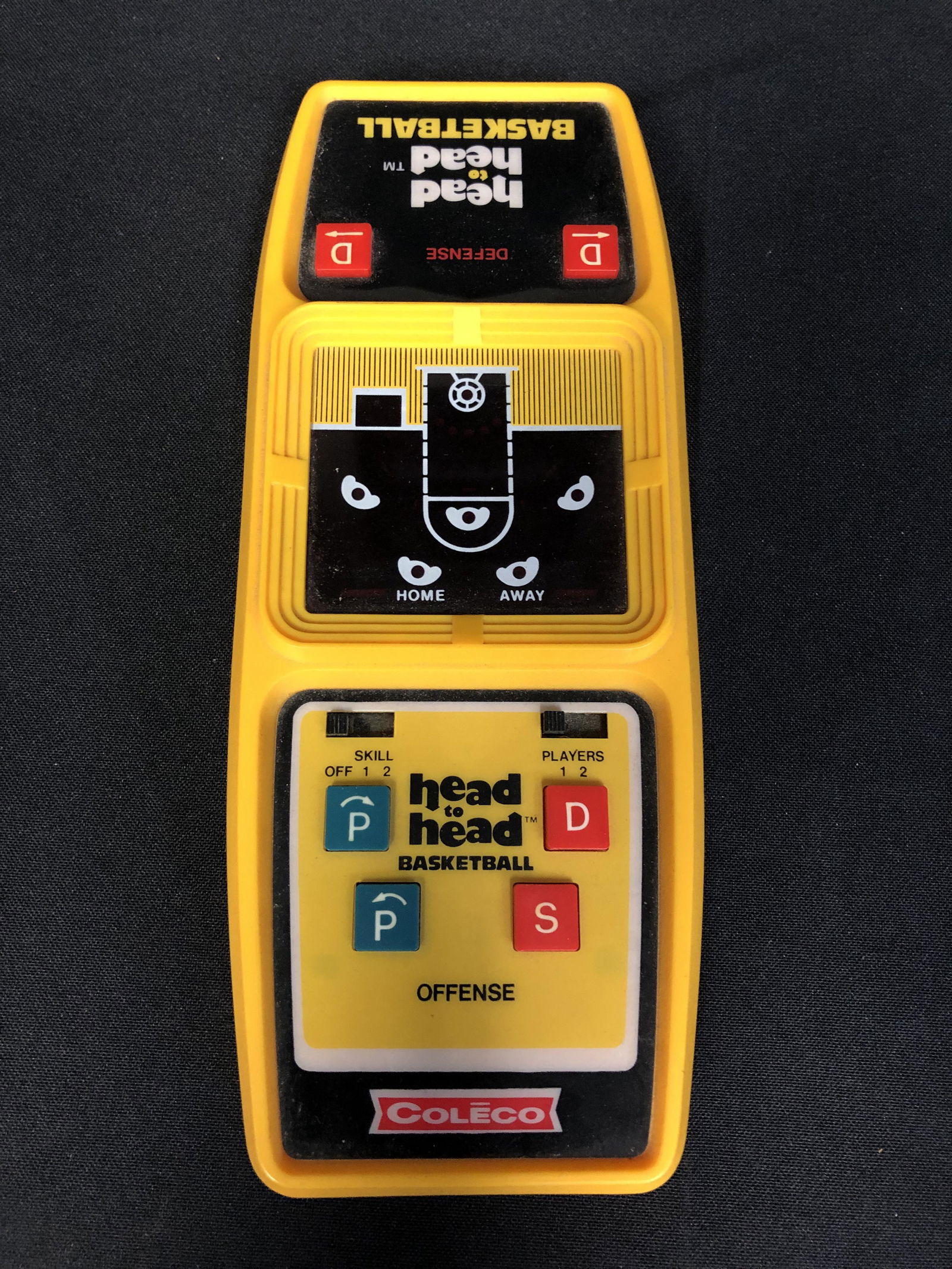 Vtg Coleco Head To Head Basketball Electronic Handheld