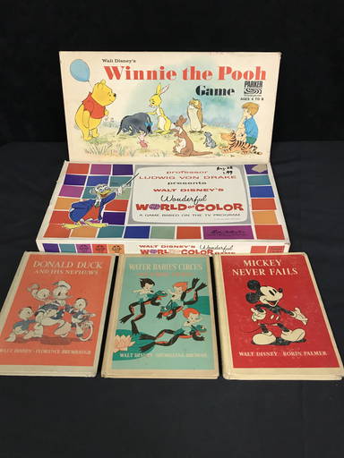 Vintage Disney Board Game Lot