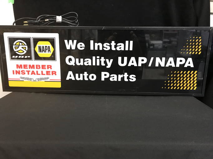 Vintage Napa Light Up Wall Sign