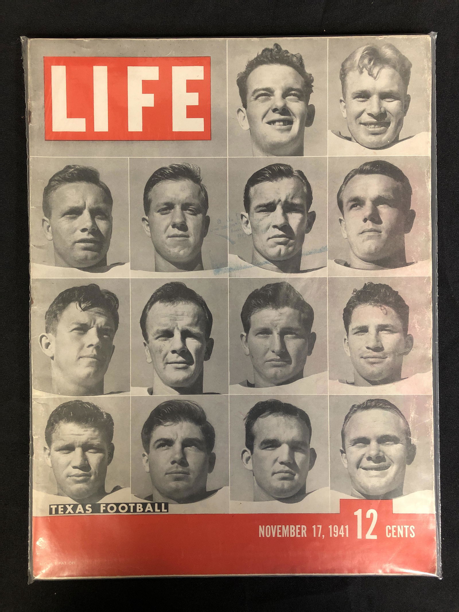 1941 Life Magazine Texas Football Cover