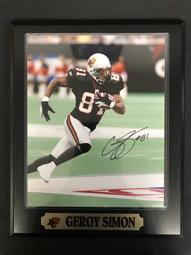 Geroy Simon Signed Photo Display