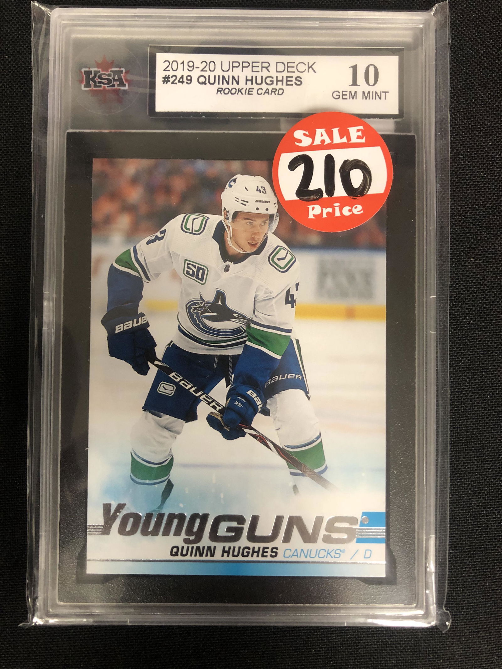 2019-20 UPPER DECK #249 QUINN HUGHES Rookie Card (10 - Dec 27, 2021 ...