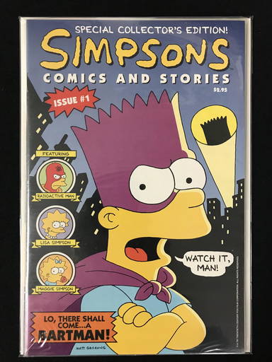 Simpsons Comics And Stories Issue 1 (special Collector's Edition)