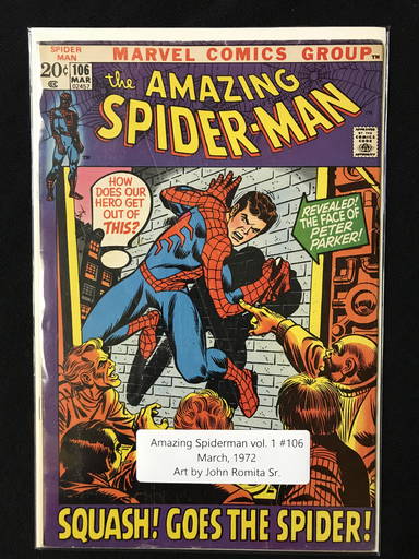 The Amzing Spider Man No.106 (marvel Comics)