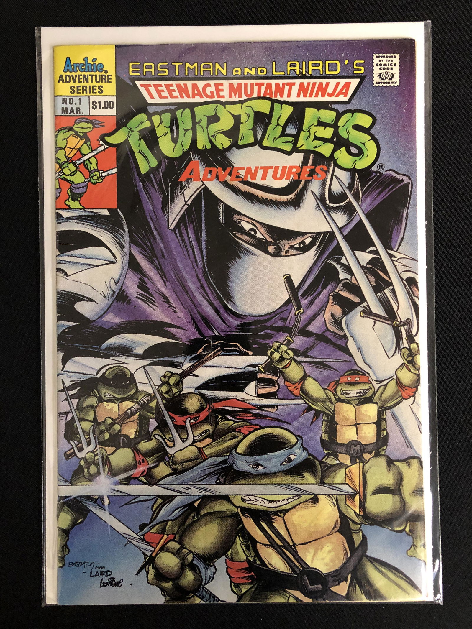 Eastman And Laird's Teenage Mutant Ninja Turtles #1 (archie Adventure ...
