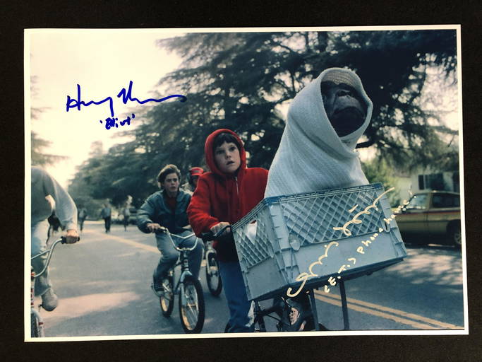 Mathew De Merritt And Henry Thomas Signed E.t 8 X 10 (ra Coa)