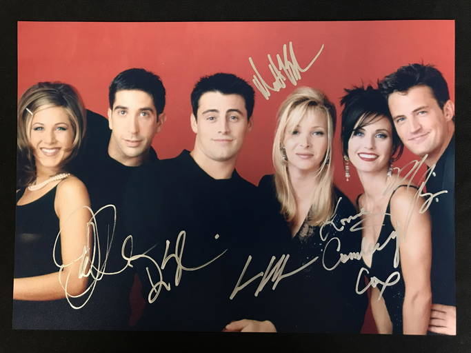 Friends Cast Signed 8x10 Photo (ra Coa)