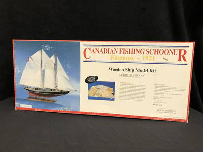 "bluenose" Wooden Ship Model