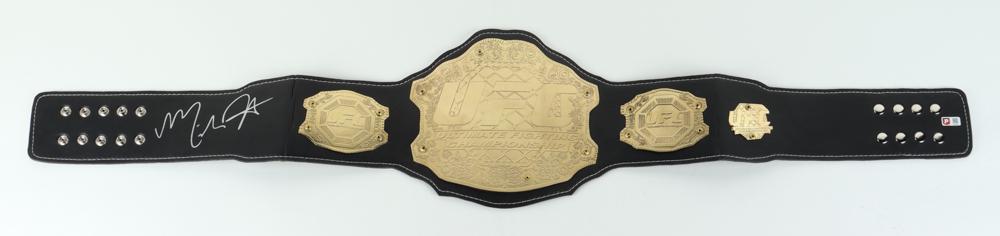 Autographed/signed Israel Izzy Adesanya Replica Ufc Championship Belt ...