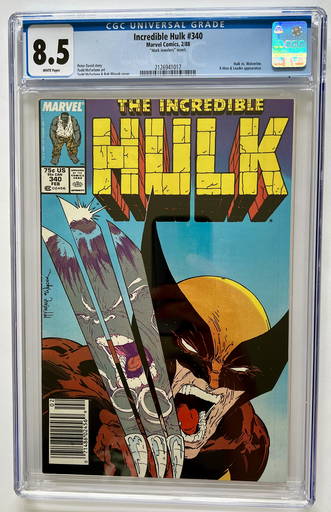 The Incredible Hulk #340 Cgc 8.5 (marvel Comics, 1988)