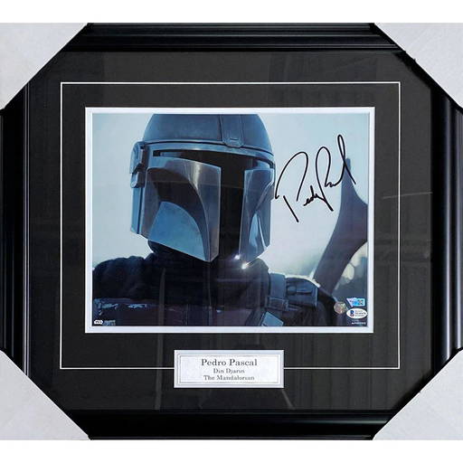 Pedro Pascal Framed Autographed "The Mandalorian" 11X14 Photo - Aug 29 ...