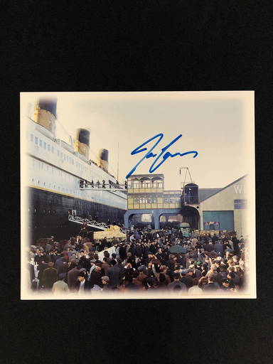James Cameron Signed Titanic 8 X 8 Photo (ra Coa)