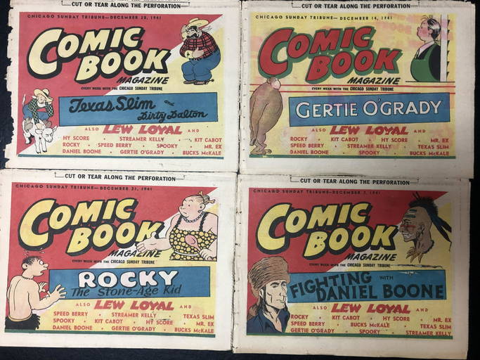 1941 Chicago Sunday Tribune Comic Lot