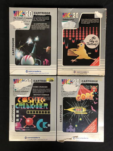 Commodore Video Game Lot With Boxes And Manuals