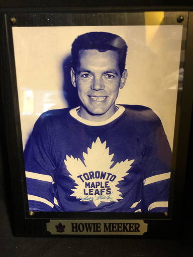 Howie Meeker Signed And Framed 16 X 20 Display