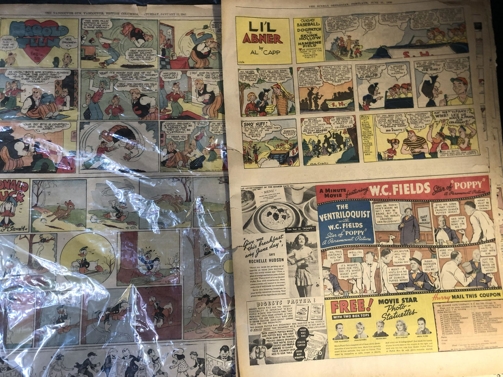 1940'S CHICAGO TRIBUNE COMIC STRIP LOT - Oct 10, 2022 | Canuck Auctions ...