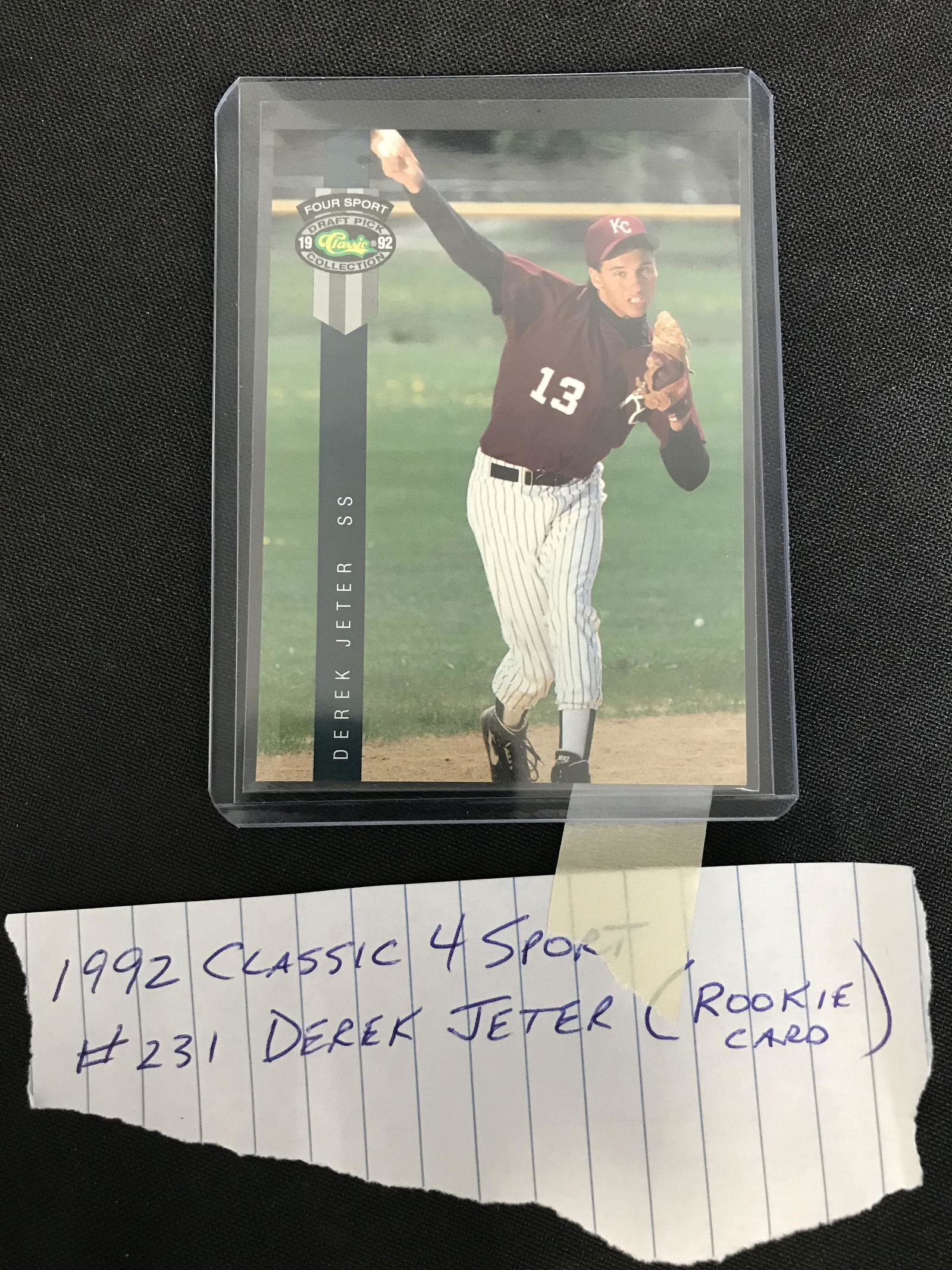 1992 Classic Derek Jeter Rookie Card