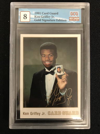 1991 Ken Griffey Jr. Gold Signature Edition Trading Card (gcg 8)