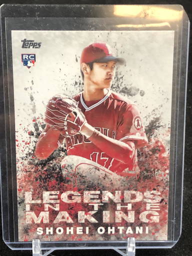2018 Topps Shohei Ohtani Rookie Card Legends In The Making