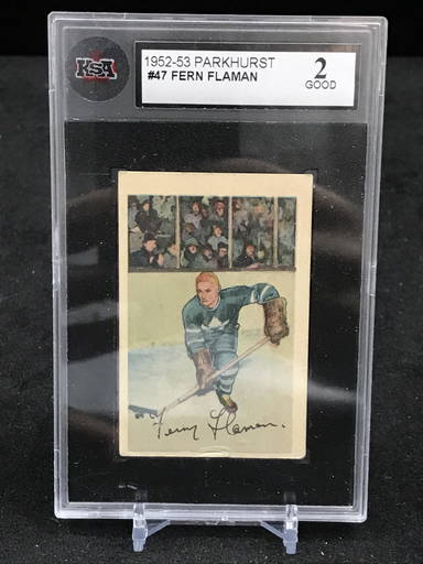 1952-53 PARKHURST FERN FLAMAN (KSA 2) (#0023) on Jan 09, 2023 | Canuck ...