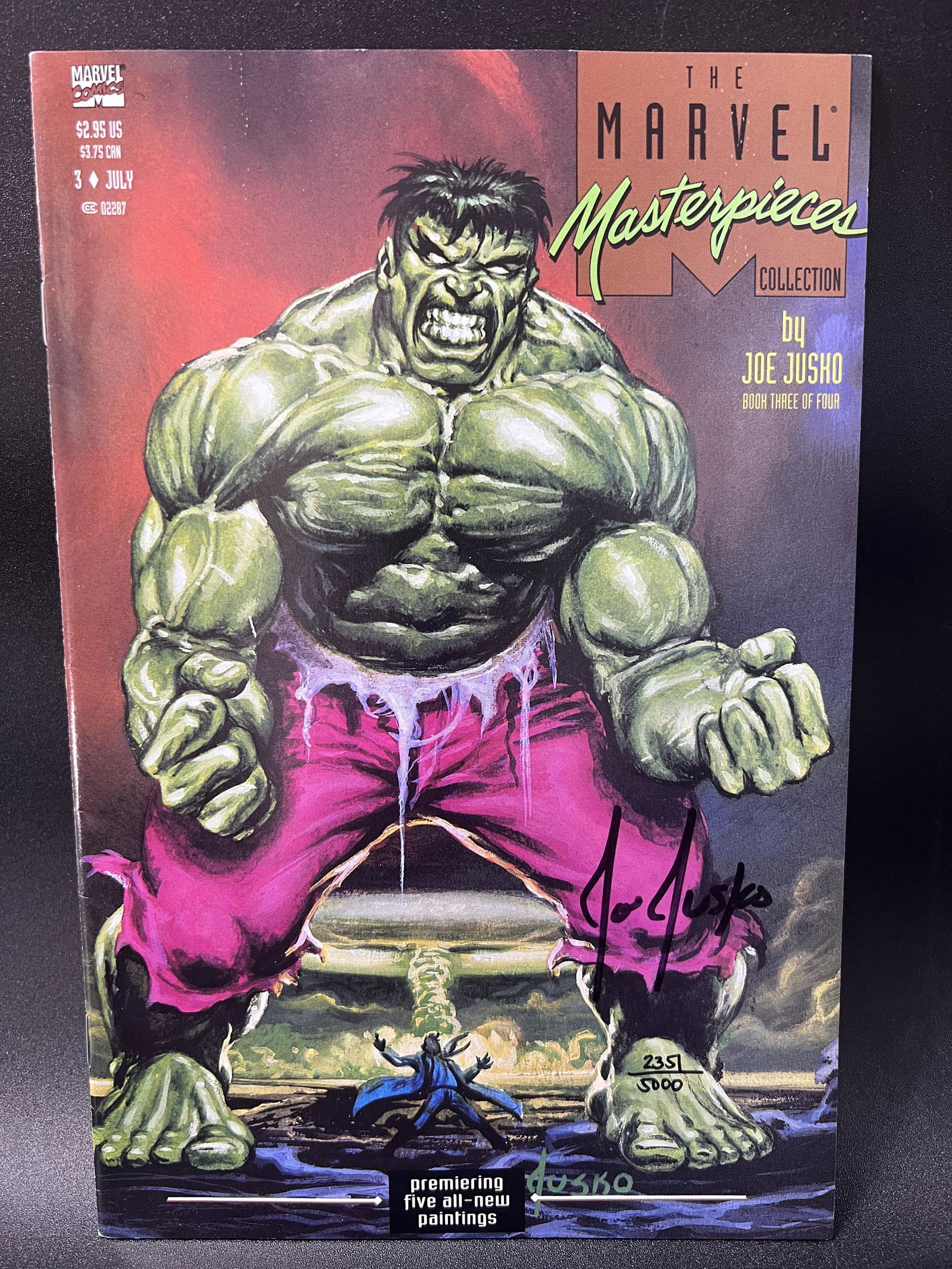 Joe Jusko Signed Marvel Masterpiece No.3